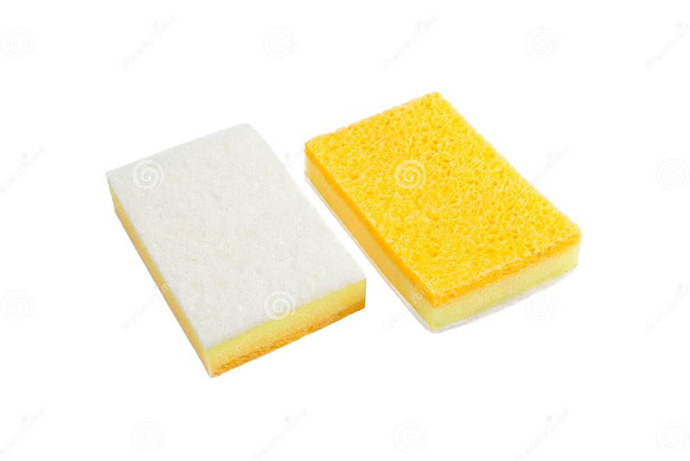 Two-sided sponge stock photo. Image of background, object - 30671310