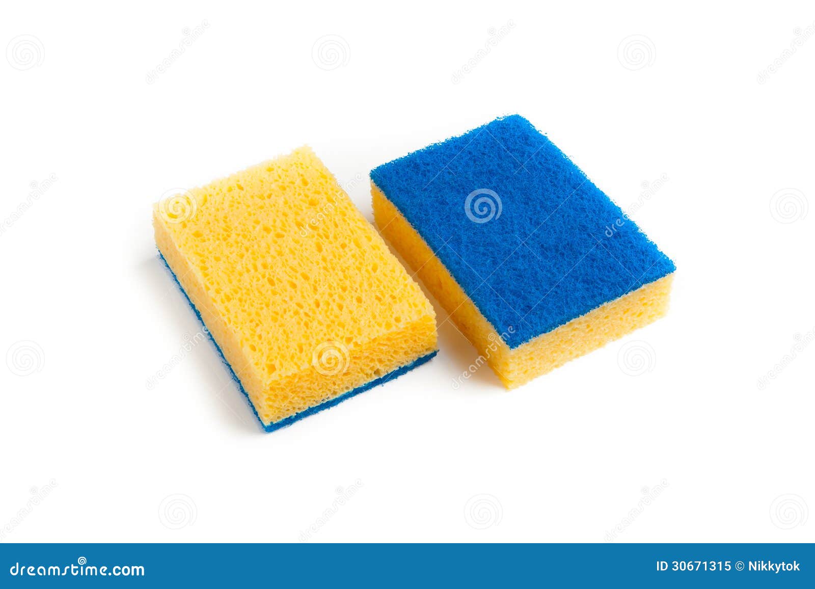 Two-sided sponge stock image. Image of abrasive, background - 30671315