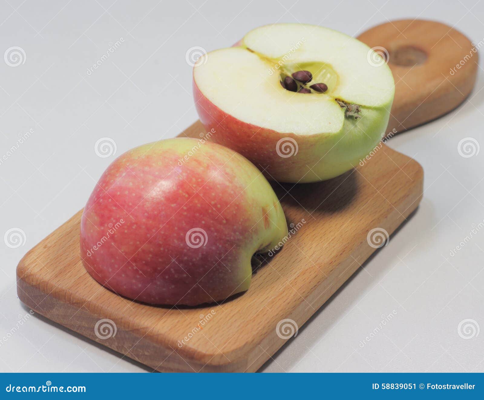 Two Sides Apple Stock Images - 13 Photos