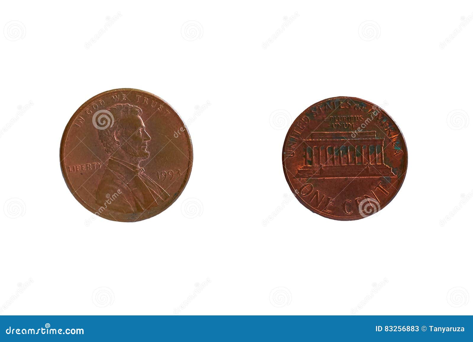 Two Sides of a Coin in 1 Cent Stock Image - Image of making, macro ...
