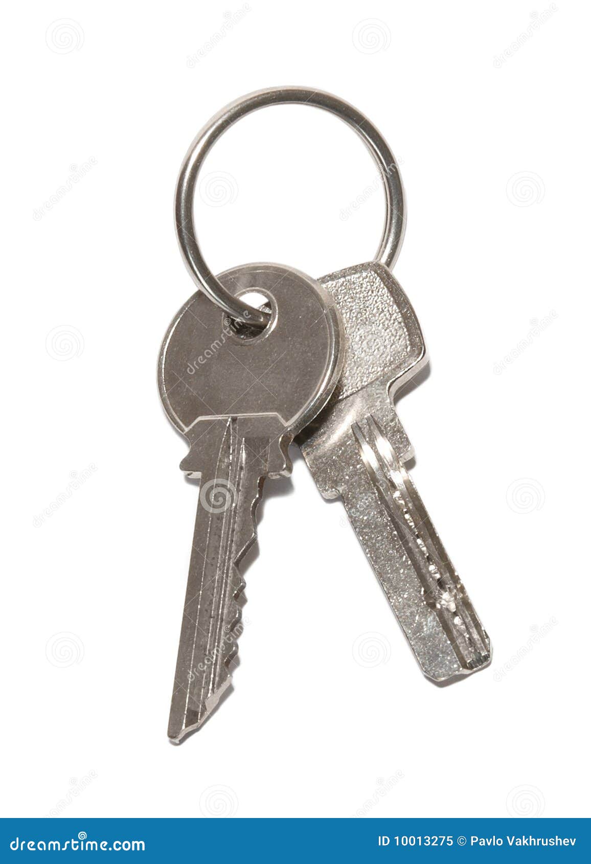 Two silver keys stock image. Image of pair, concept, close - 10013275