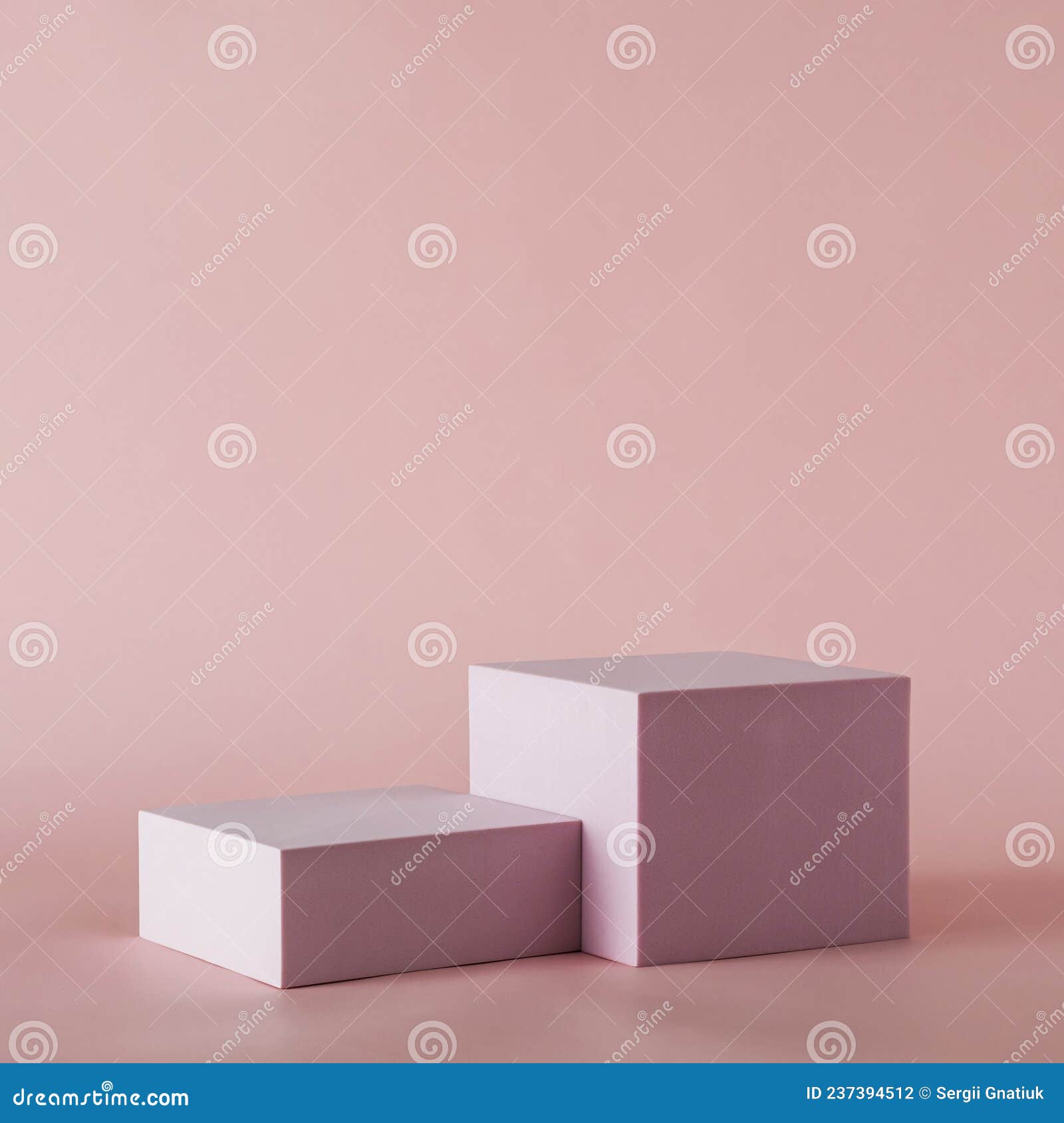 Two Simple Rectangular Shapes of Different Sizes Stock Photo - Image of ...