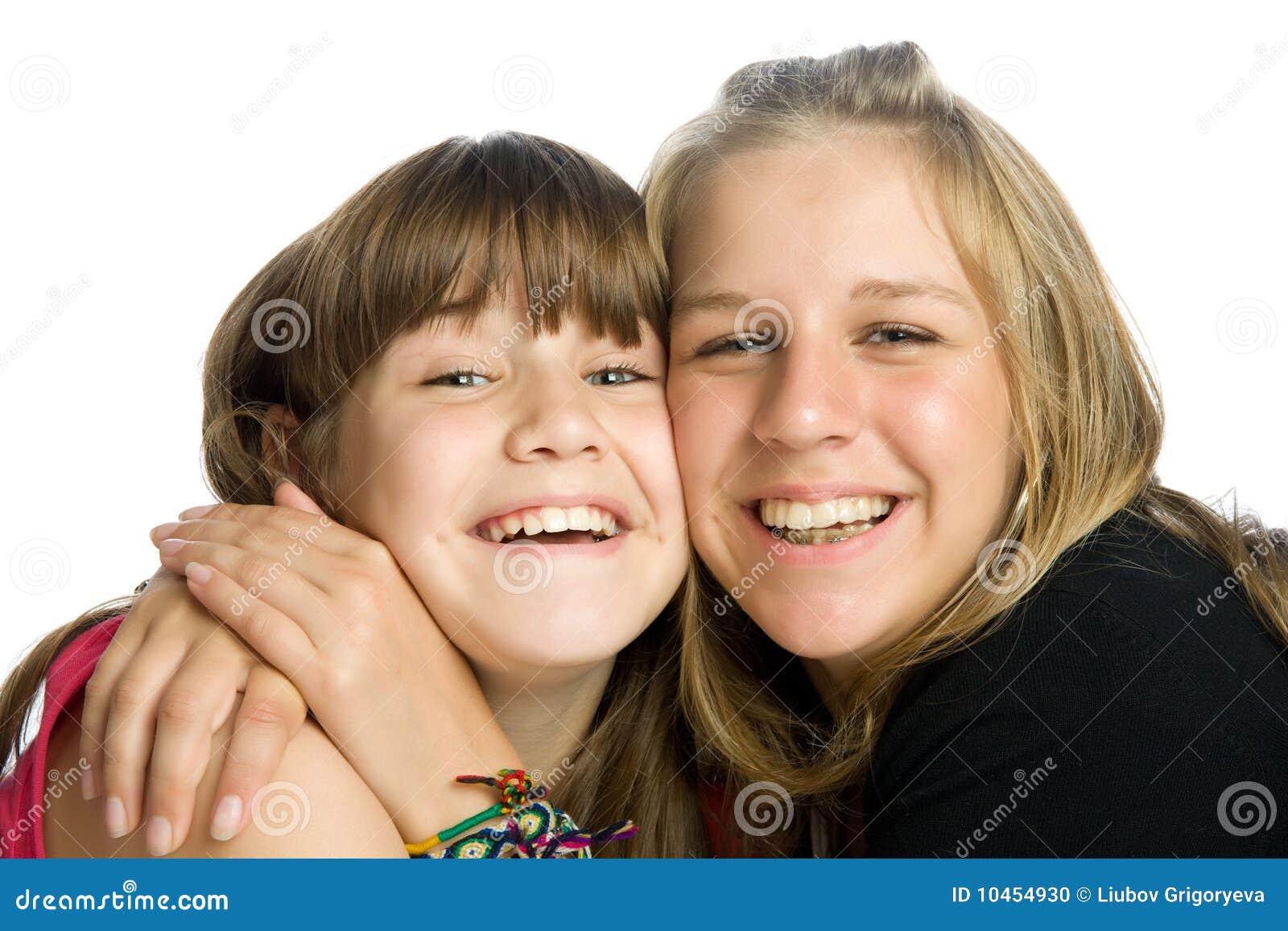 Two sisters stock photo. Image of childhood, smile, innocence - 10454930