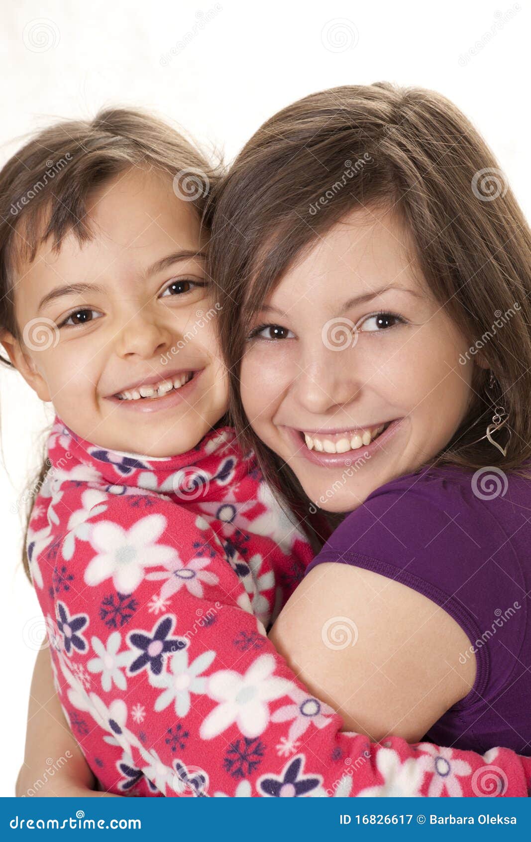Two sisters stock image. Image of happiness, white, childhood - 16826617