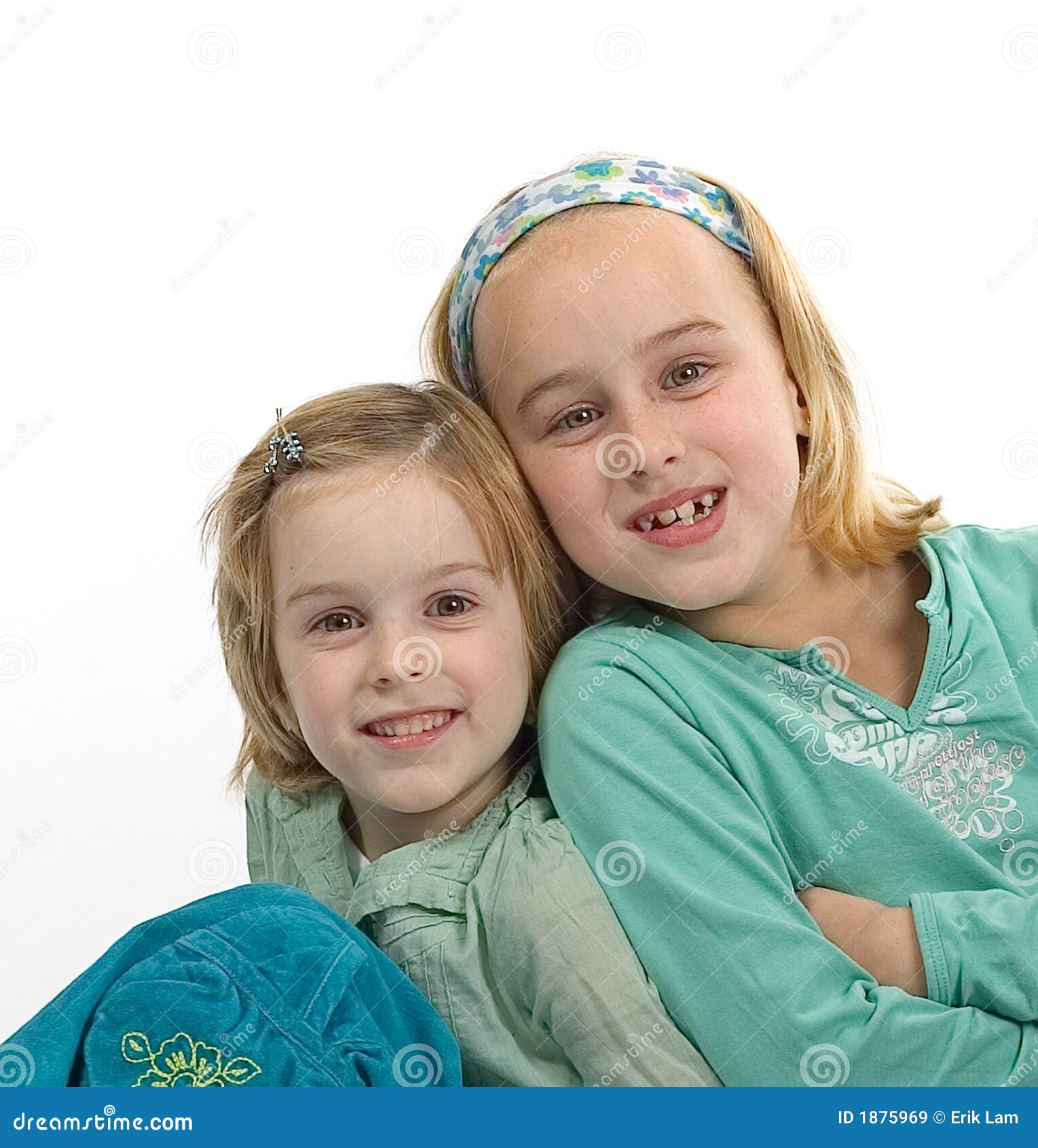 Two sisters stock image. Image of fair, looking, cheeky - 1875969