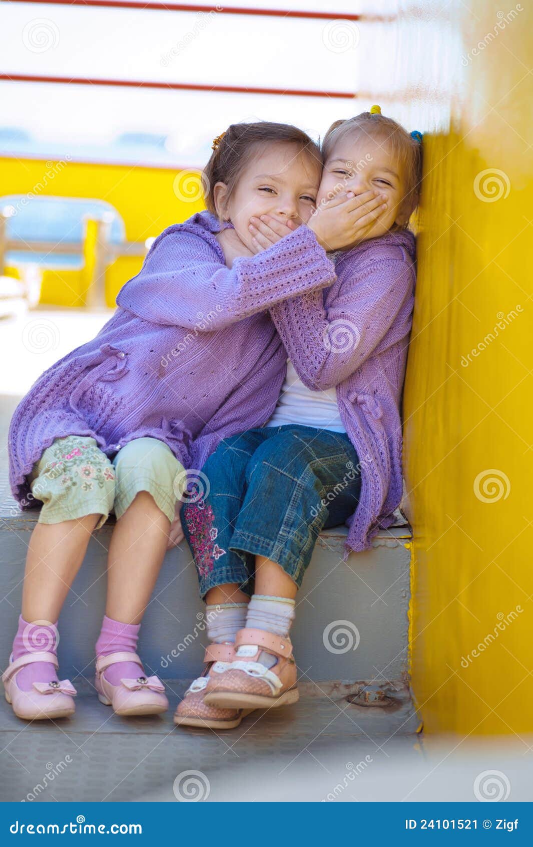 Two sisters stock image. Image of happy, innocence, hair - 24101521