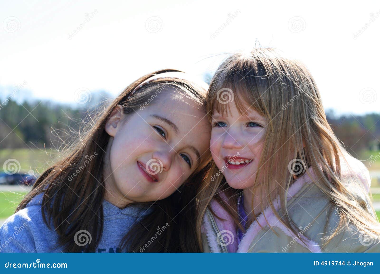 Two sisters stock photo. Image of gaze, blossom, closeness - 4919744