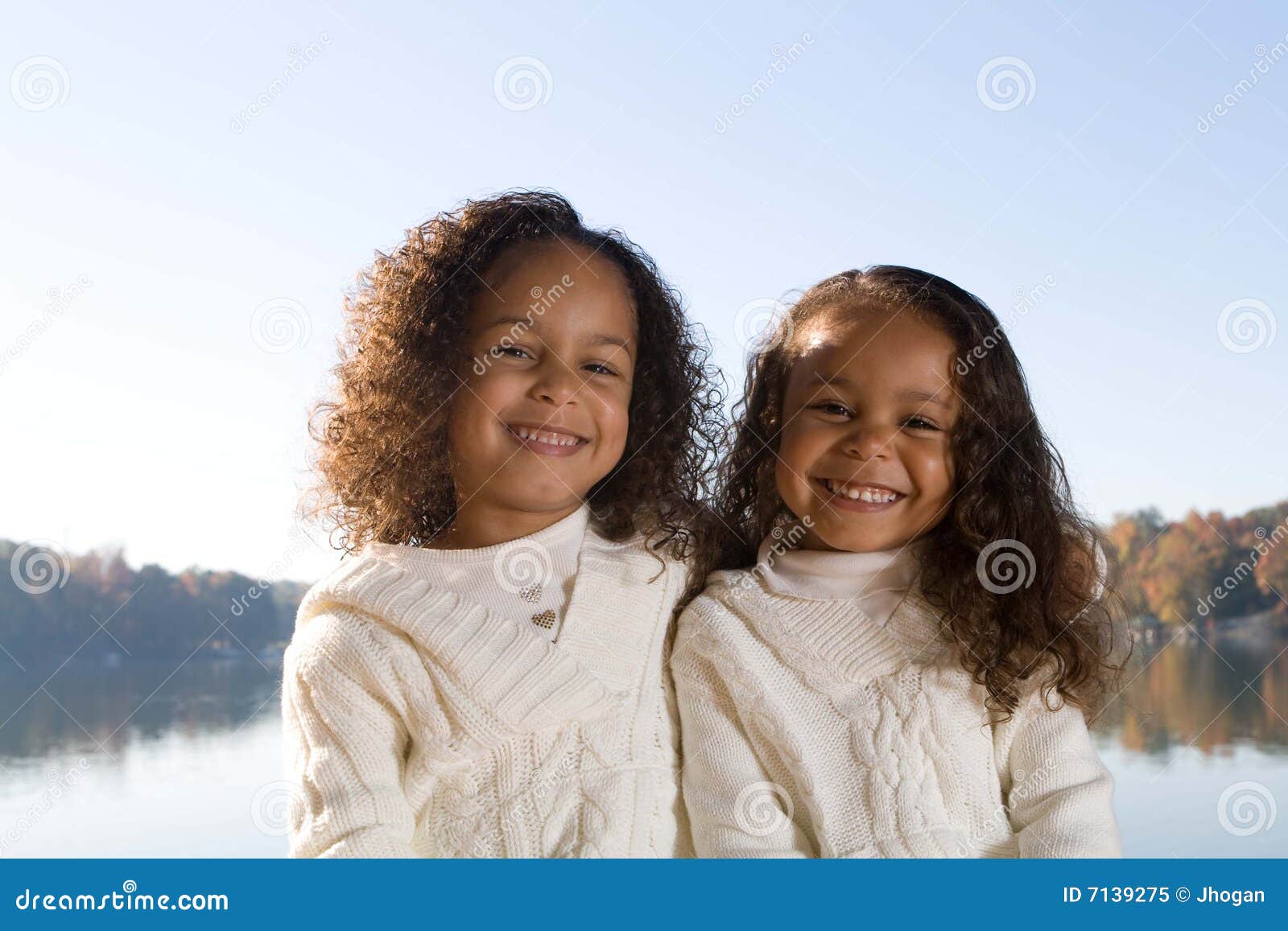 Two sisters stock image. Image of affection, schoolchild - 7139275