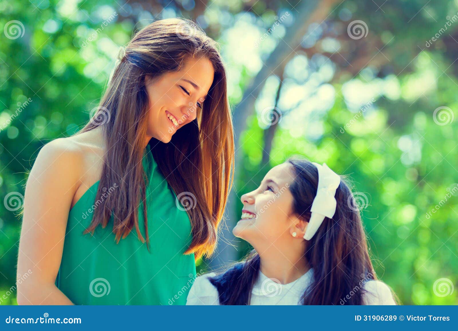 Two Sisters in the First Communion Day Stock Image - Image of ...