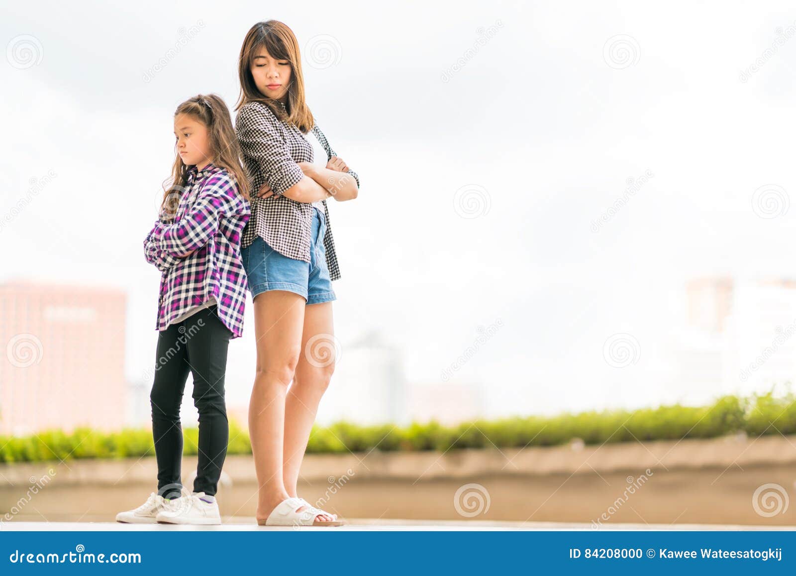 Two Sisters Mad at Each Other, Family Issue or Relationship Concept ...