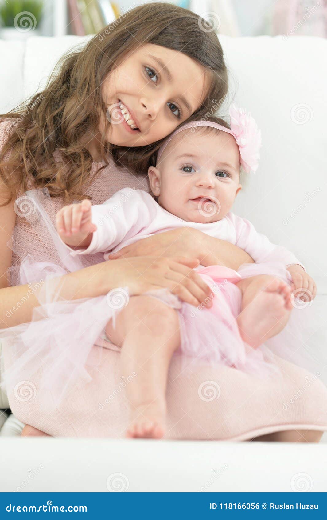 Two sisters playing stock photo. Image of small, beautiful - 118166056