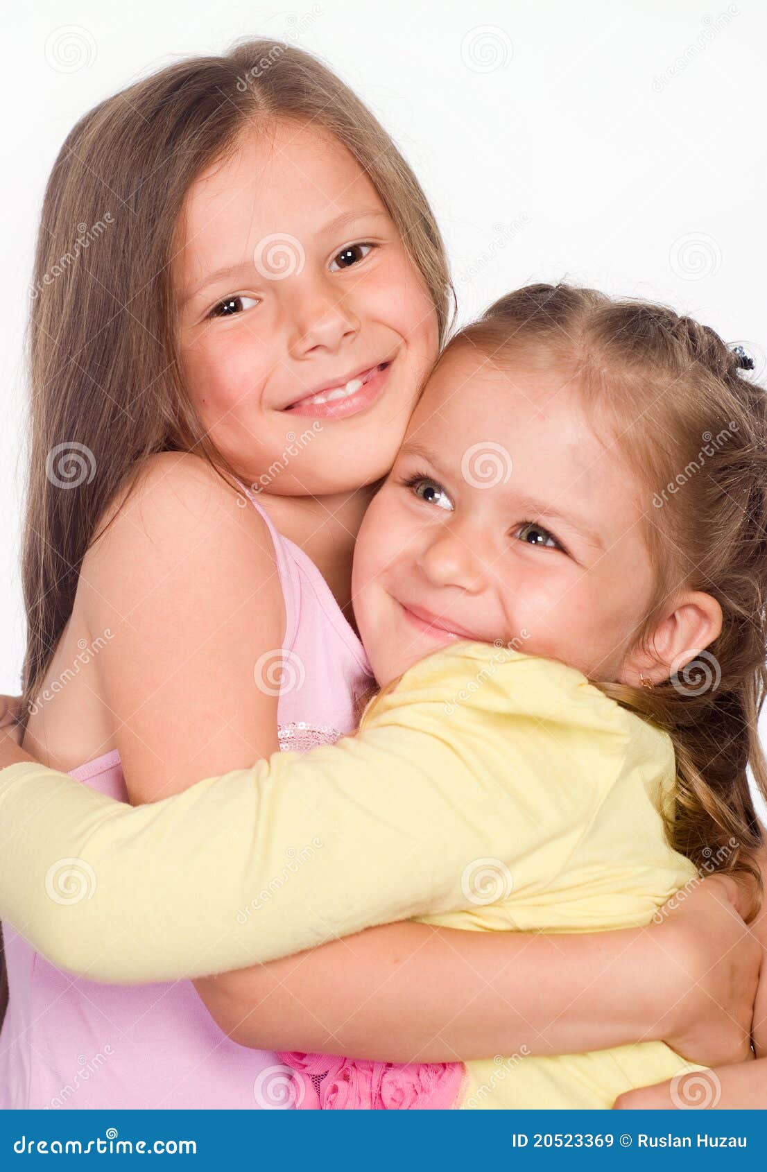 Two sisters portrait stock image. Image of caucasian - 20523369