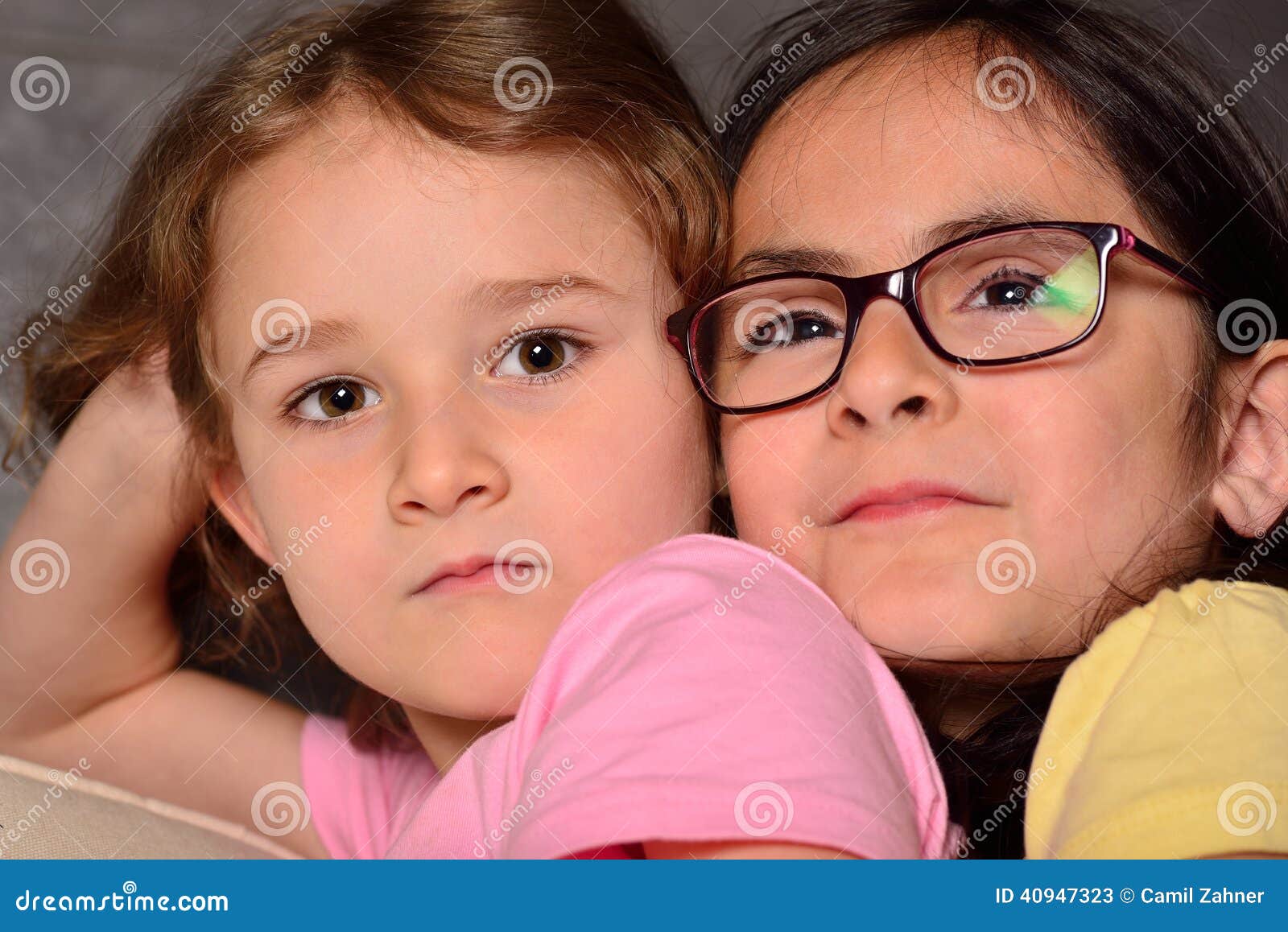 Two sisters posing stock image. Image of blonde, lovely - 40947323