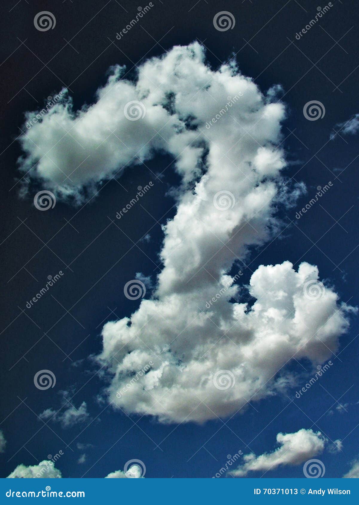 Two in the Sky stock image. Image of number, clouds, blue - 70371013
