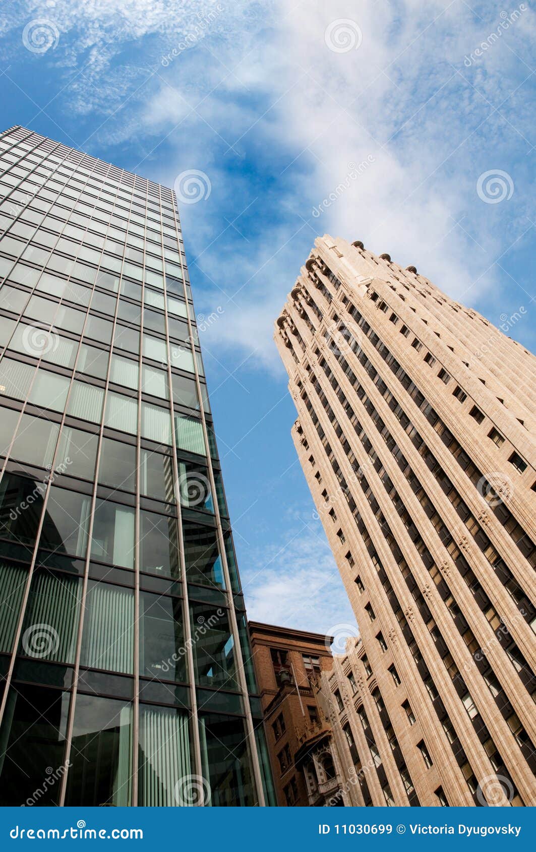 Two skyscrapers stock image. Image of rise, modern, work - 11030699
