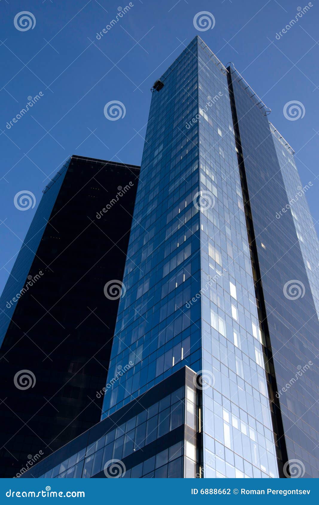 Two skyscrapers vertical stock photo. Image of finance - 6888662