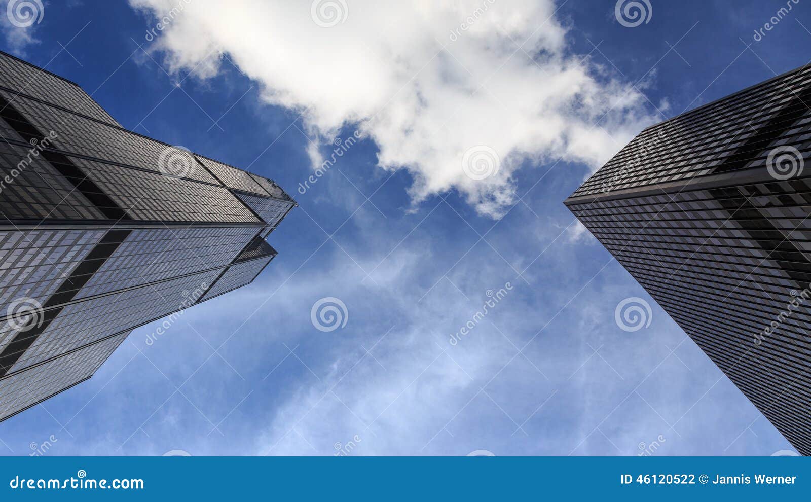 Two Skyscrapers editorial photography. Image of hometown - 46120522