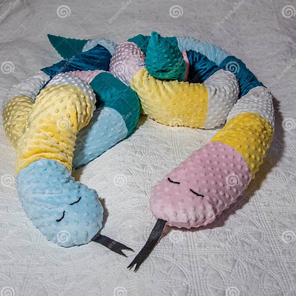 Two Sleeping Snakes Lying in Bed Stock Photo - Image of sleeping, sleep ...