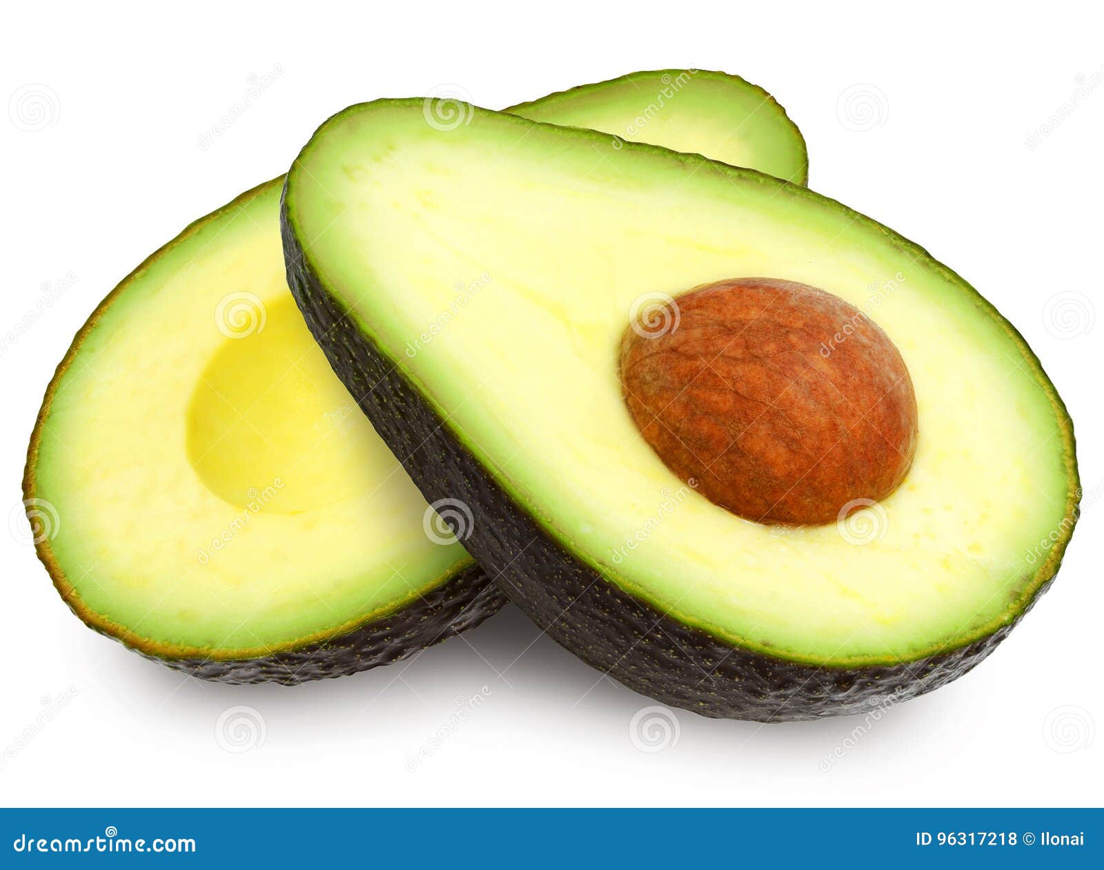 Two slices of avocado stock photo. Image of delicious - 96317218