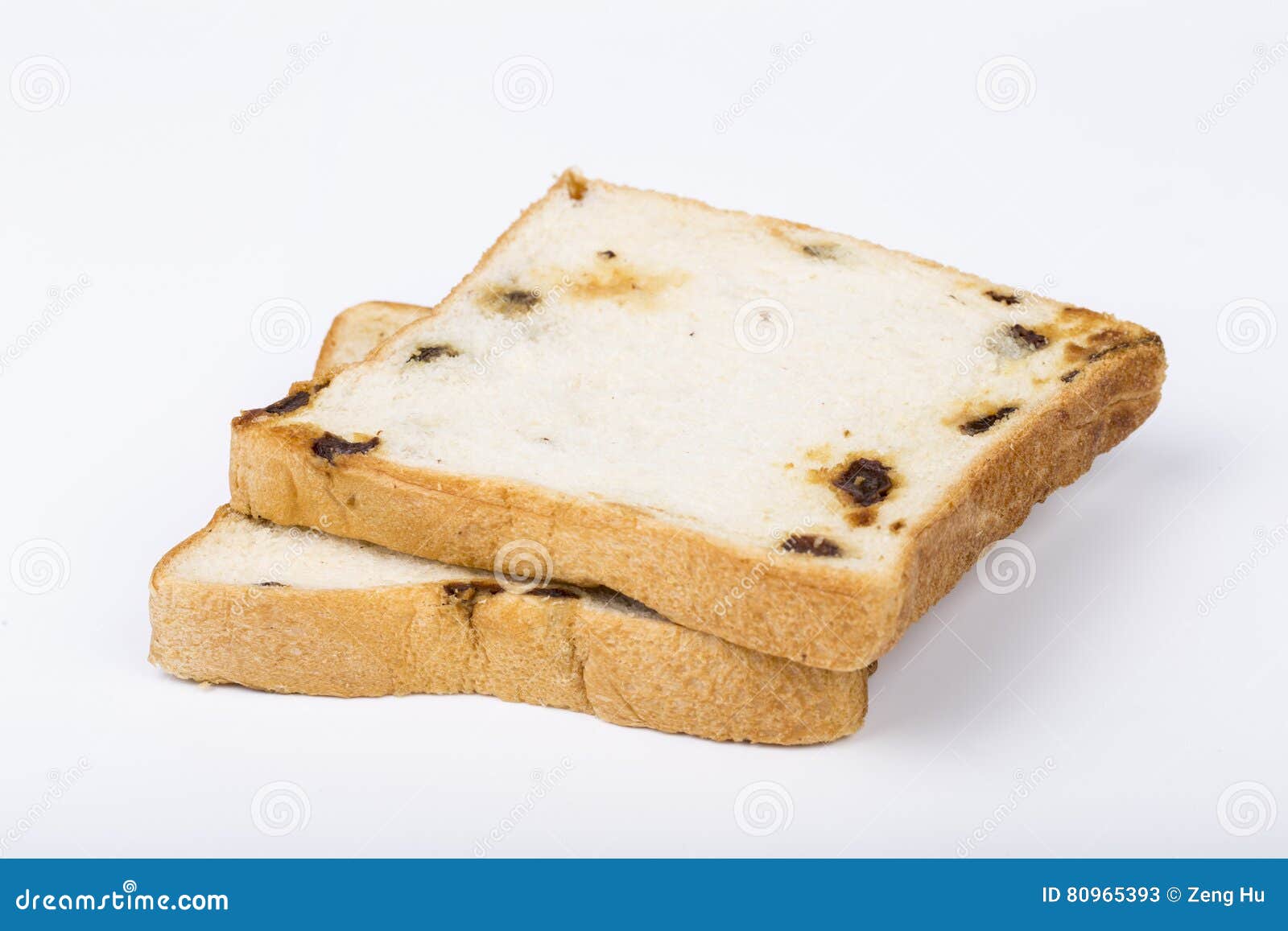 Two slices of bread stock image. Image of white, bread - 80965393