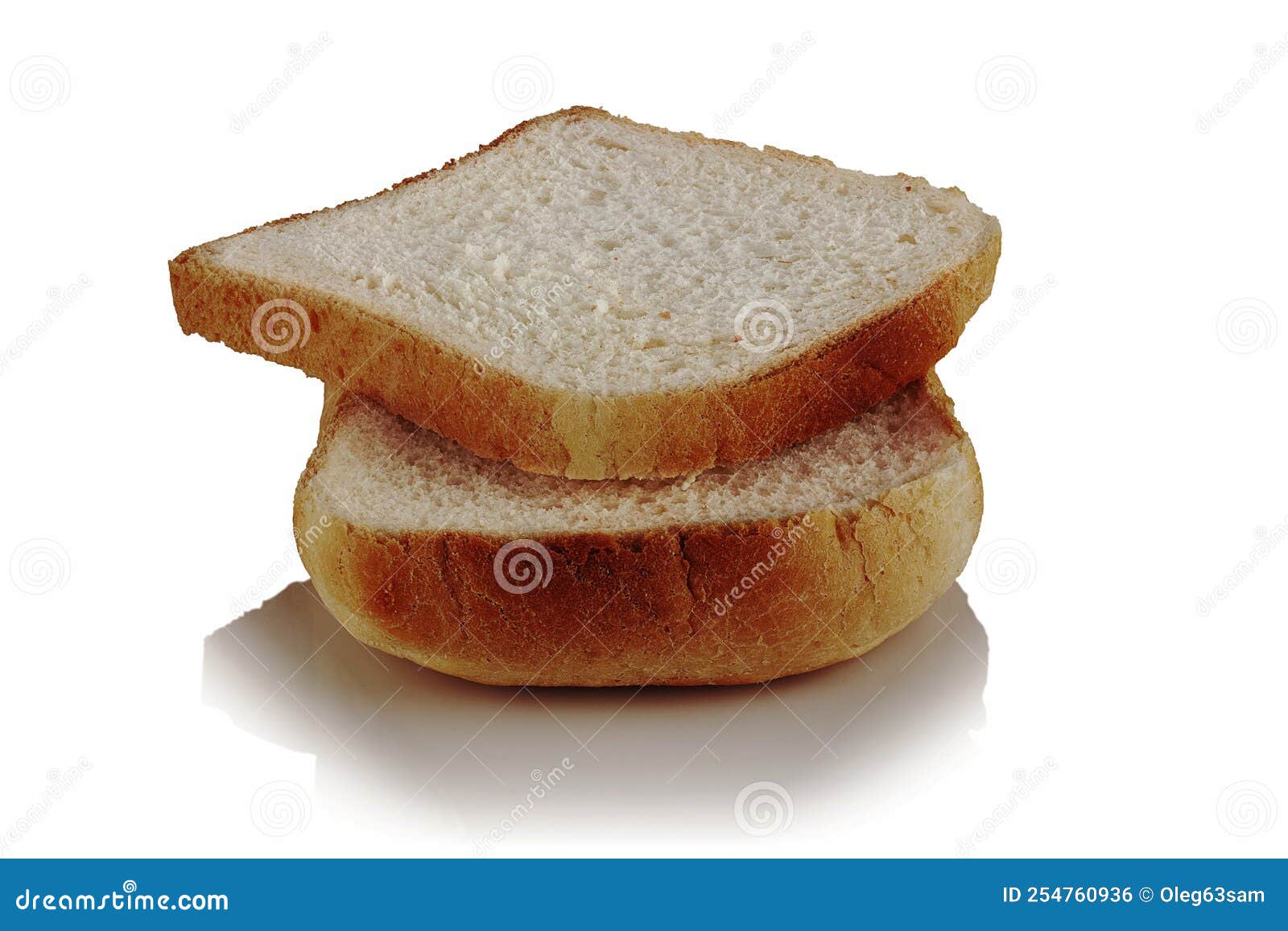 Two slices of bread stock photo. Image of organic, texture - 254760936