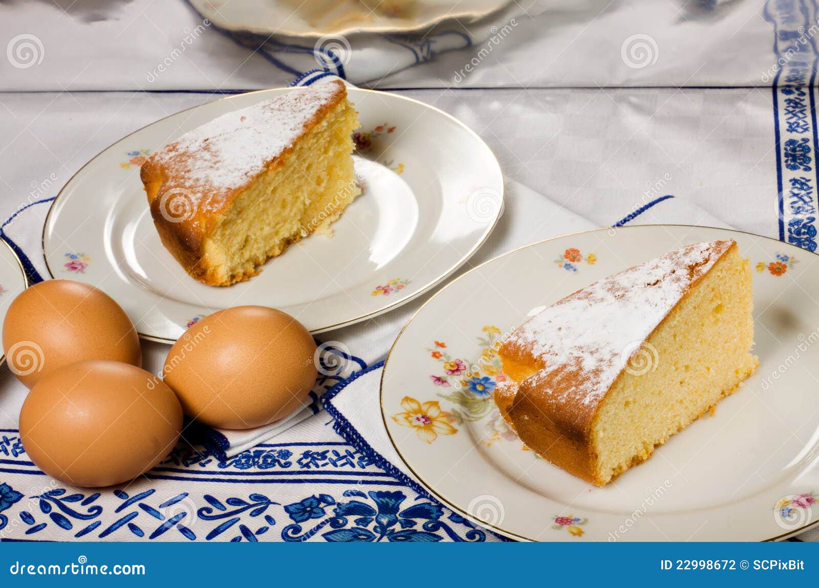 Two slices of lemon cake stock photo. Image of fruit - 22998672