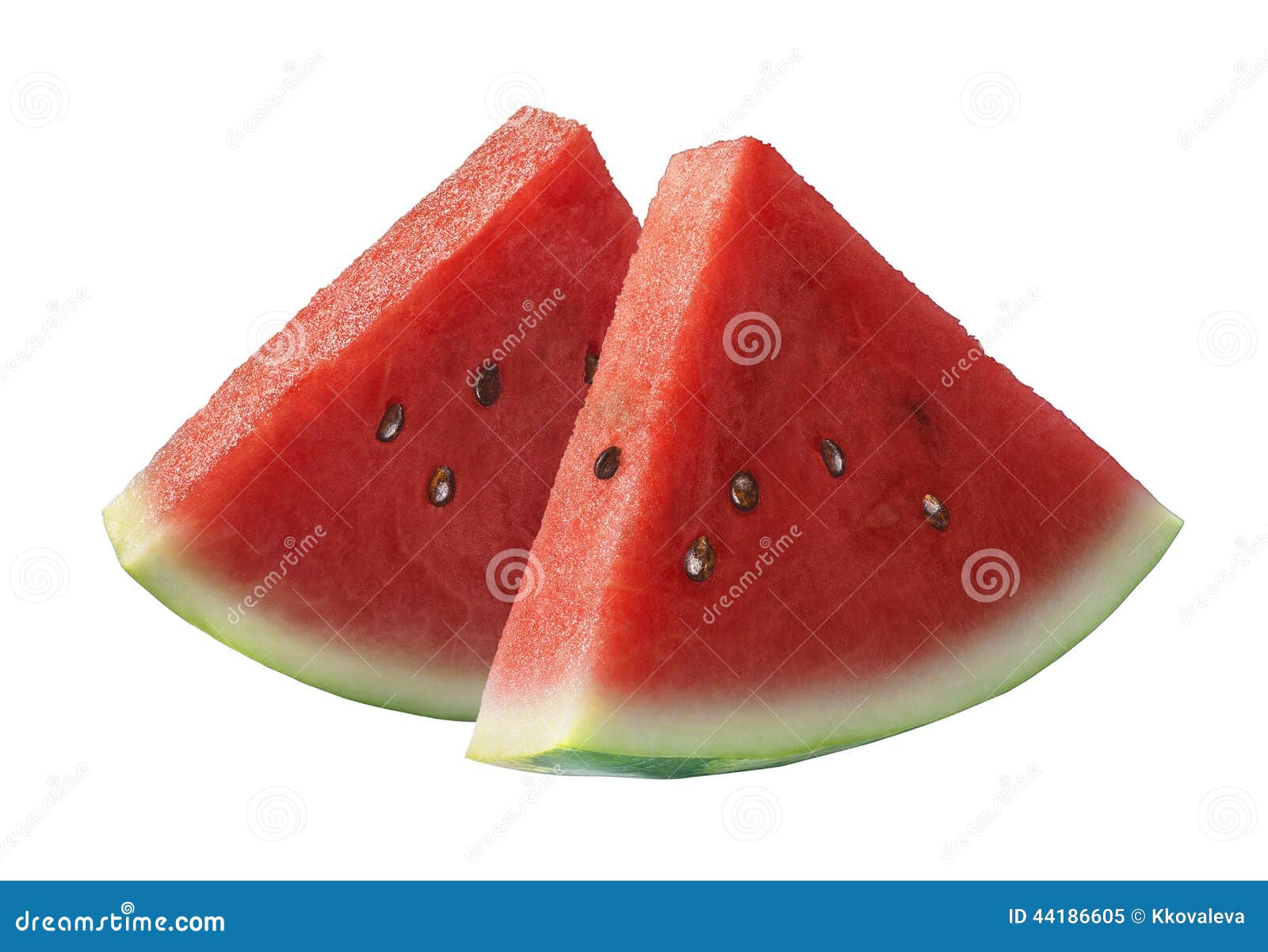 Cut Watermelon Isolated On White Background Stock Image | CartoonDealer ...