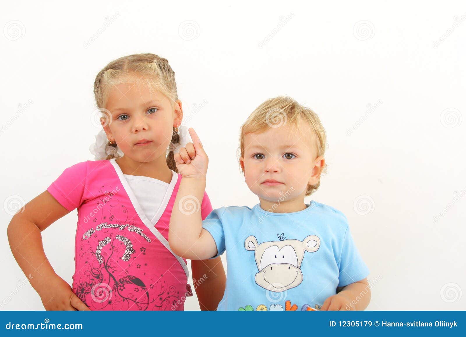 Two small children stock image. Image of kids, girl, brothers - 12305179