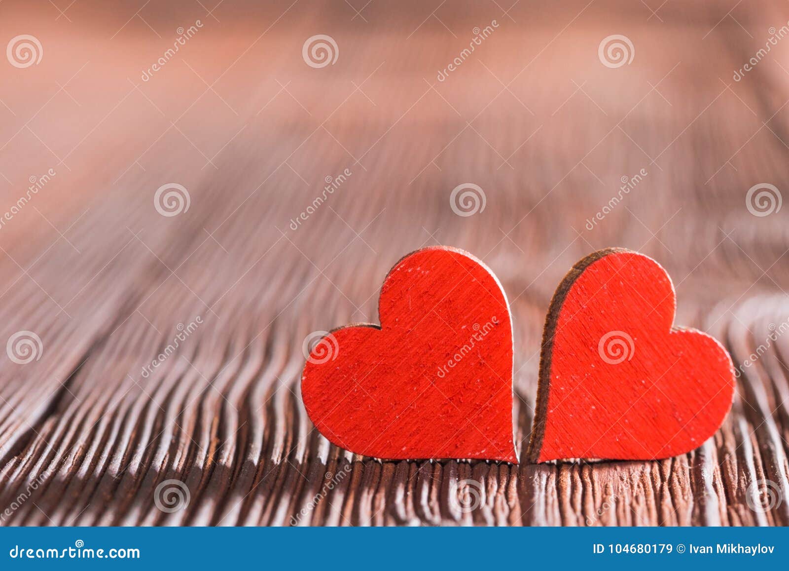 Two small hearts stock image. Image of copy, copyspace - 104680179