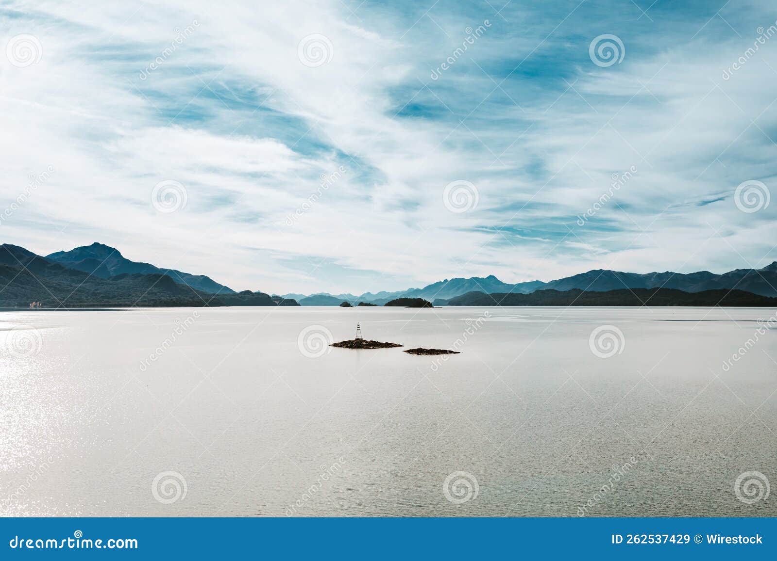 Small Islands in the Middle of the Sea Stock Image - Image of mountains ...