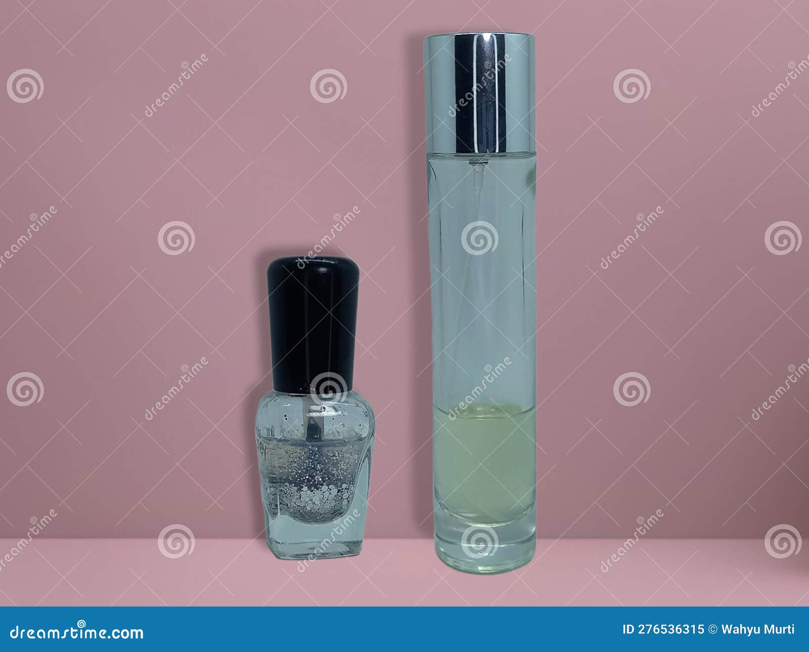 Two Small and Long Perfume Bottles Stock Image - Image of perfume ...