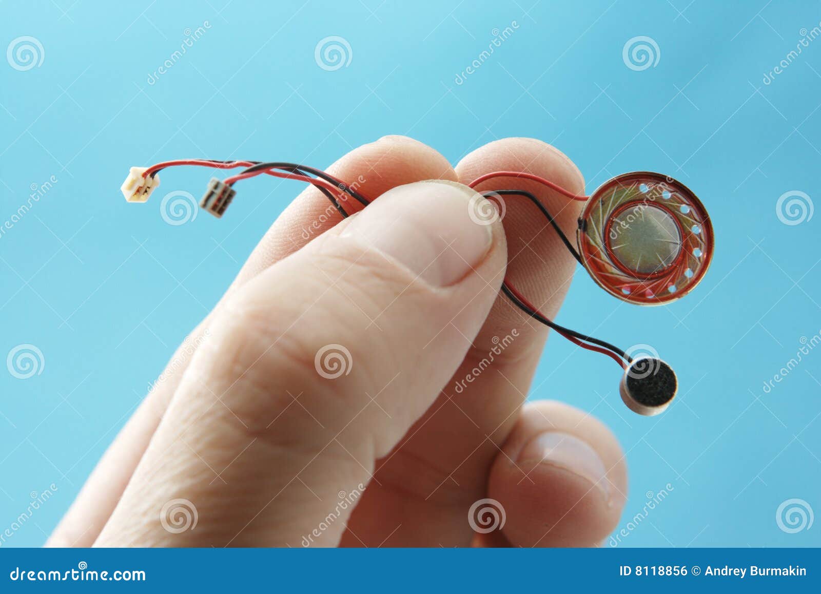 Two small microphone stock photo. Image of hide, microchip - 8118856