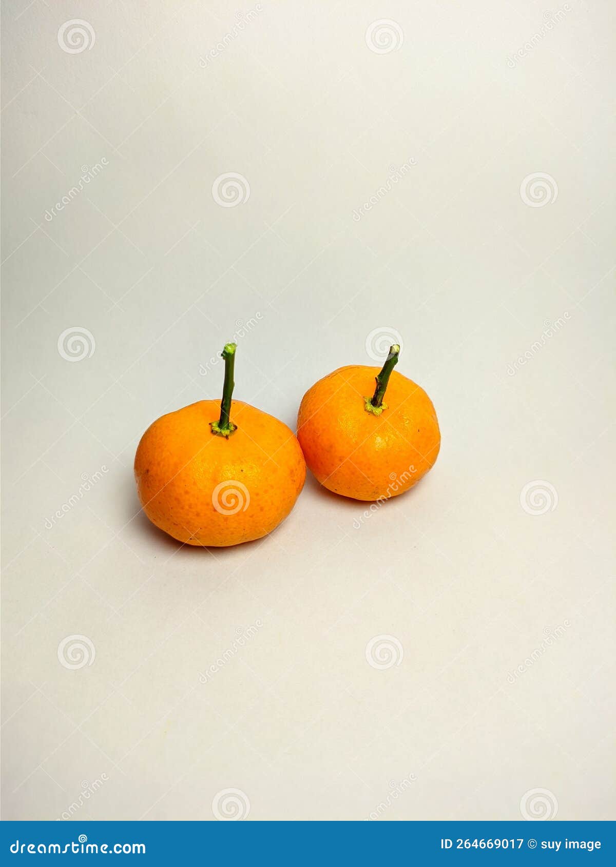 Two Small Oranges that Have an Orange Tint Stock Image - Image of ...