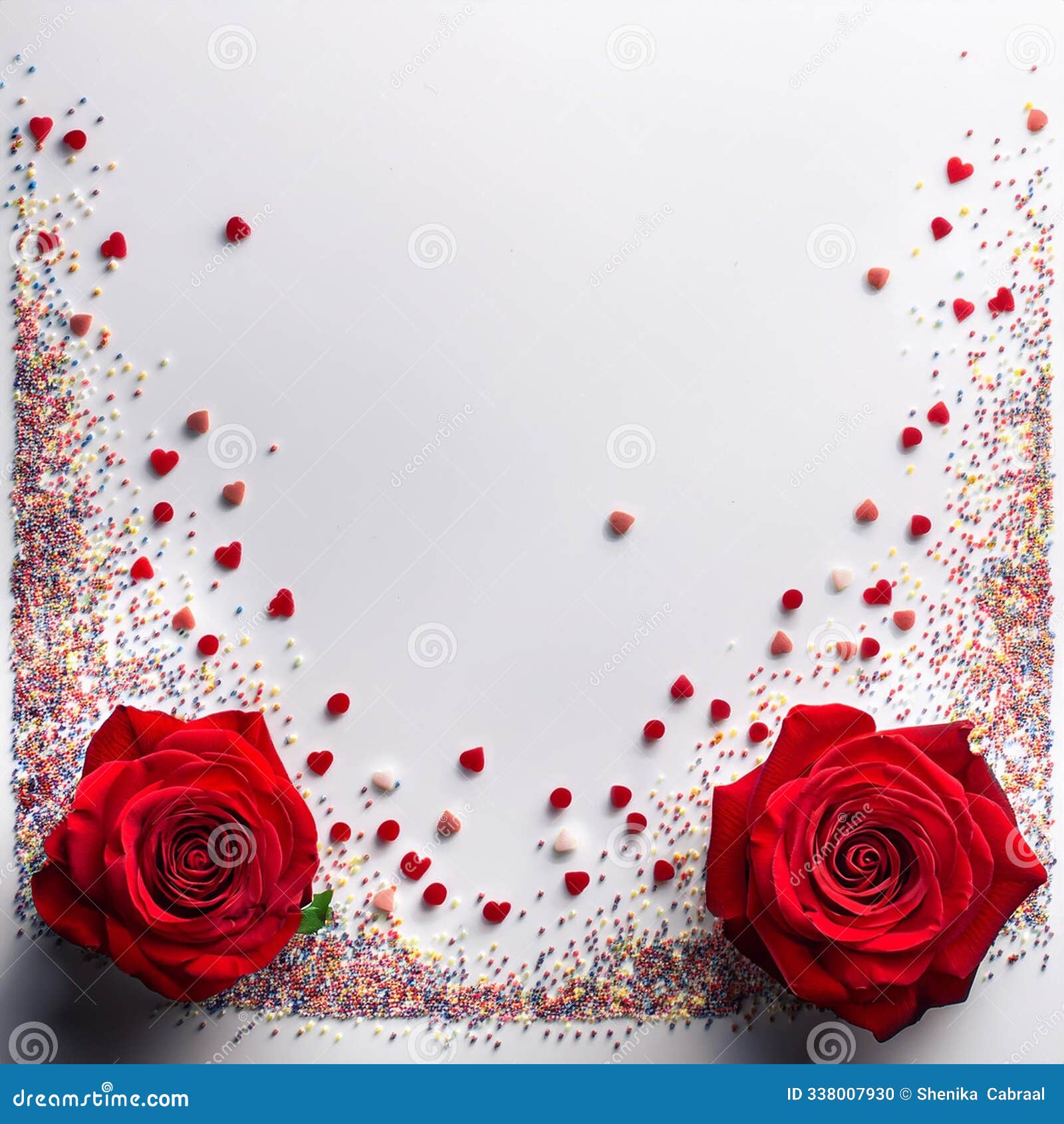 ROSES CORNERS BACKGROUND Royalty-Free Stock Image | CartoonDealer.com ...