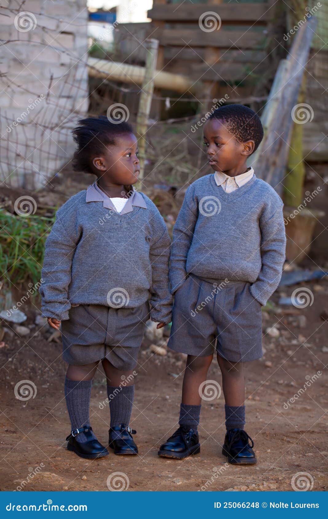 Two small students stock photo. Image of living, homeless - 25066248