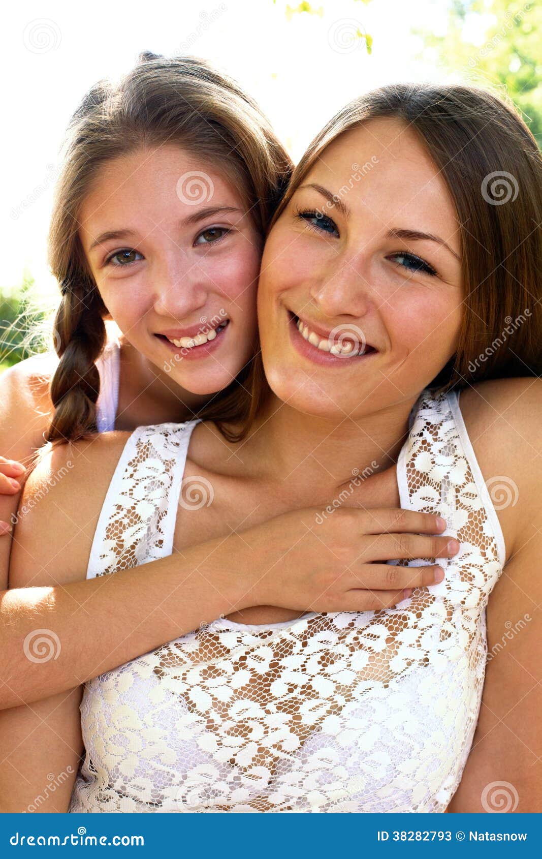 Two smiling girls stock image. Image of party, smiling - 38282793