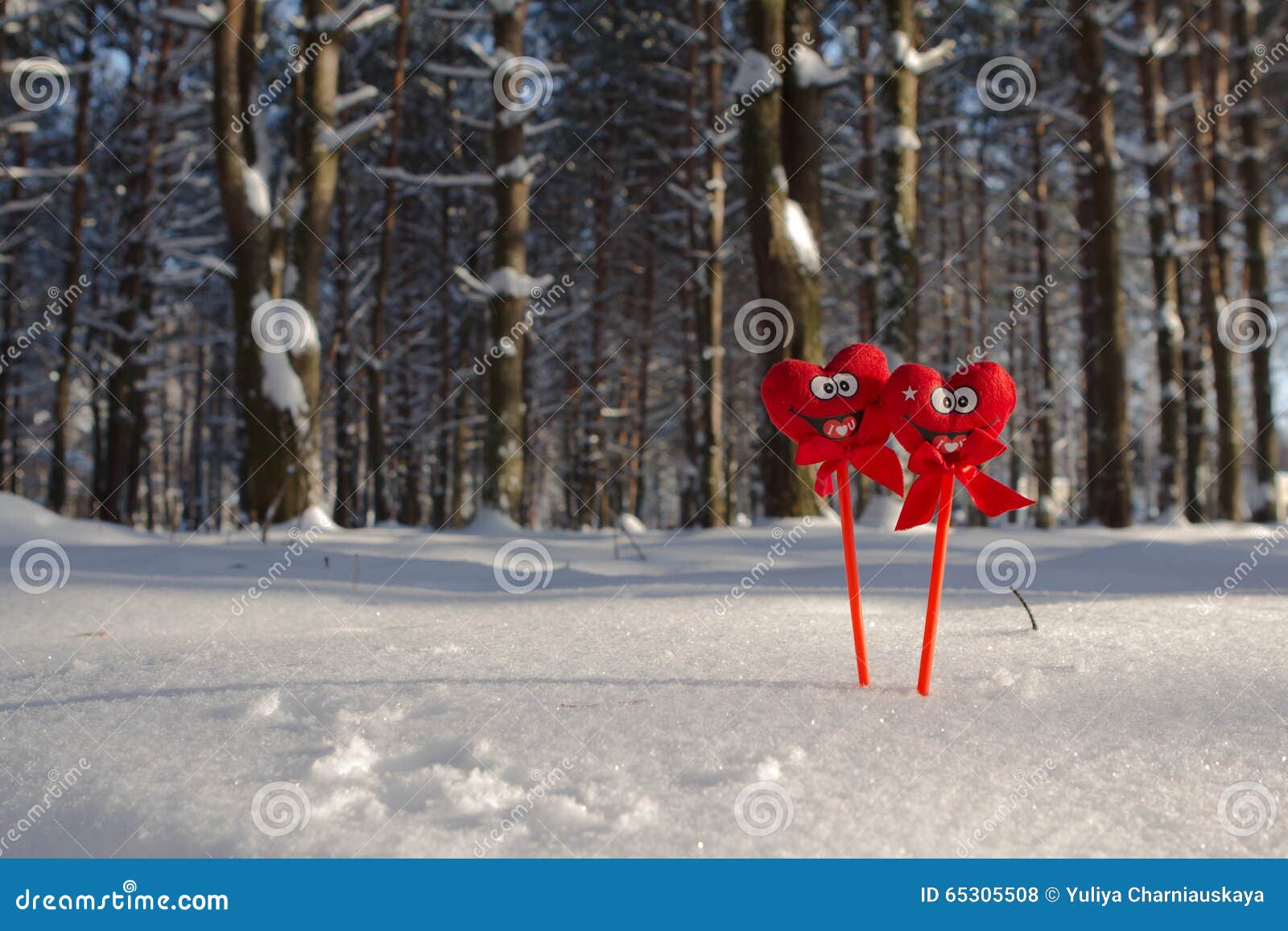Two smiling hearts . stock photo. Image of hearts, season - 65305508