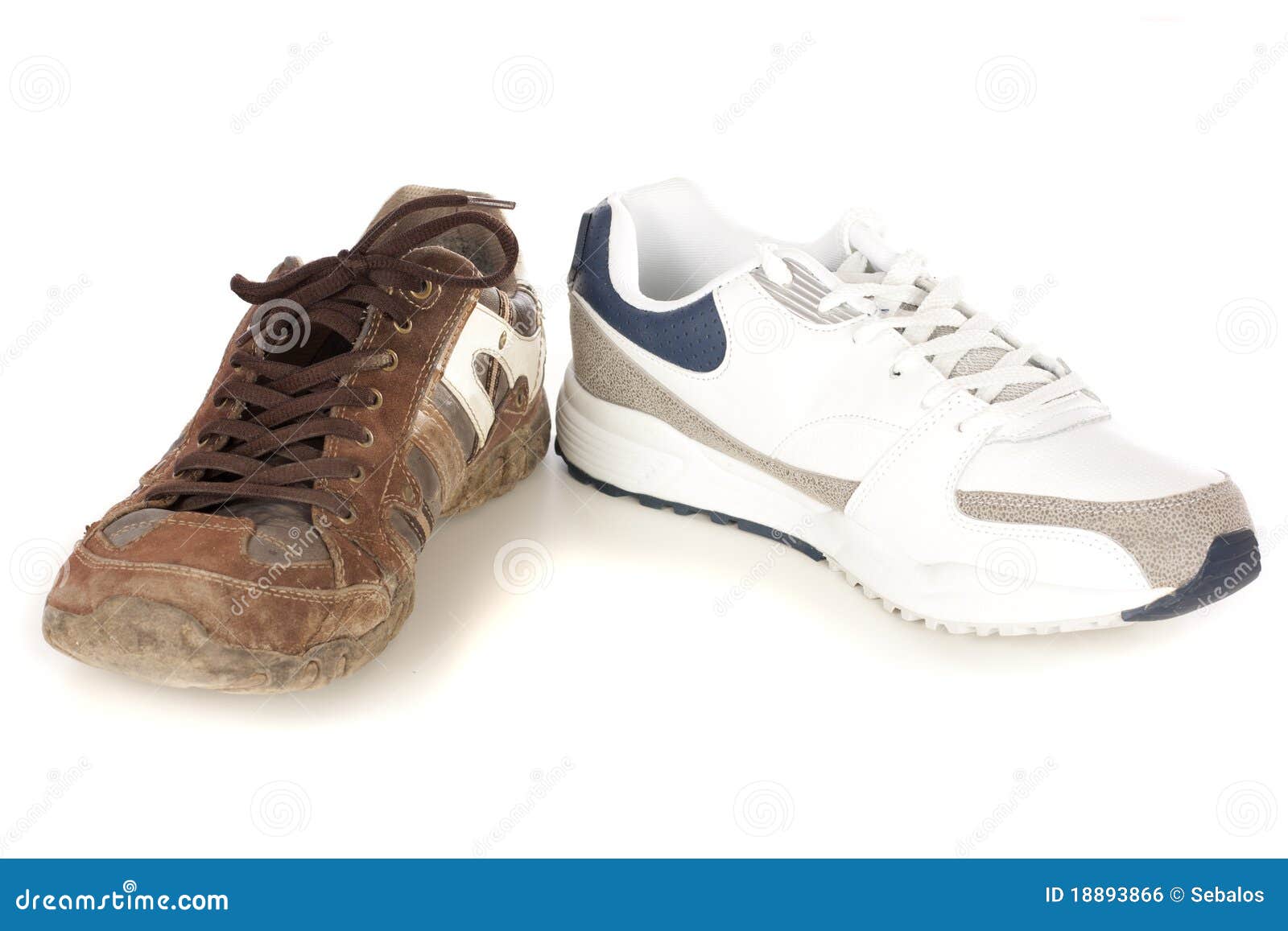 Two sneakers stock photo. Image of shoe, protection, track - 18893866