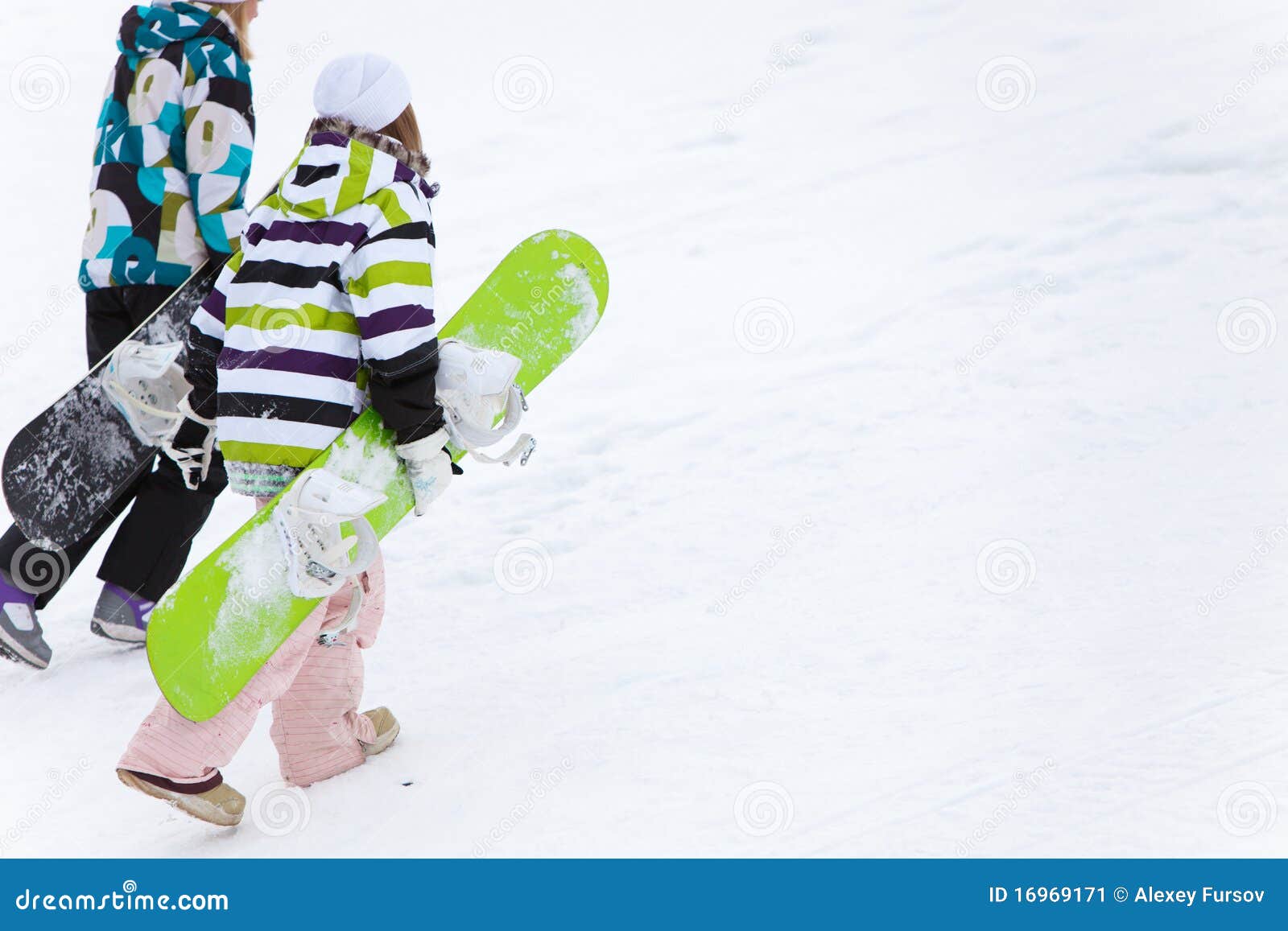 Two snowboarders stock image. Image of cold, excitement - 16969171
