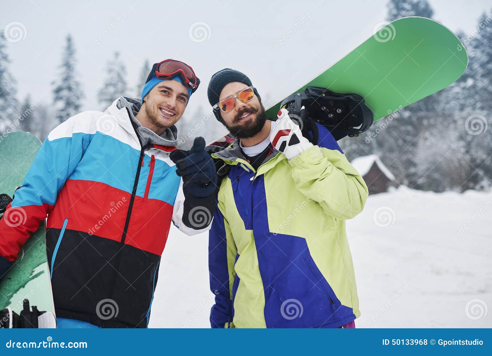 Two snowboarders stock photo. Image of range, friendship - 50133968