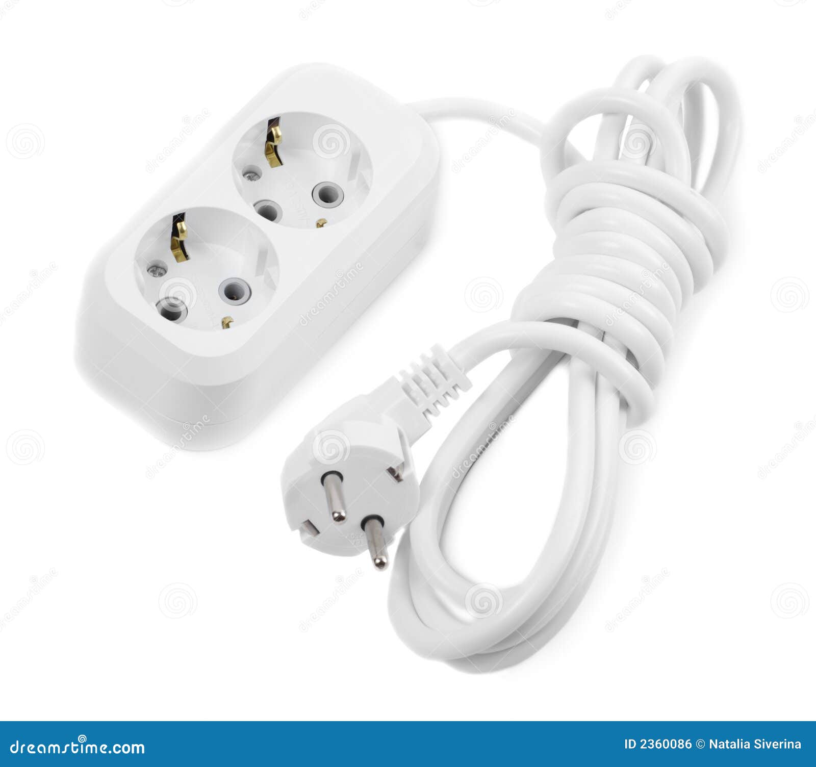 Extension 3 Pin Plug Universal Electric Socket Wire With USB Hub For ...