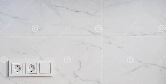 Two sockets and a switch stock photo. Image of style - 275992268