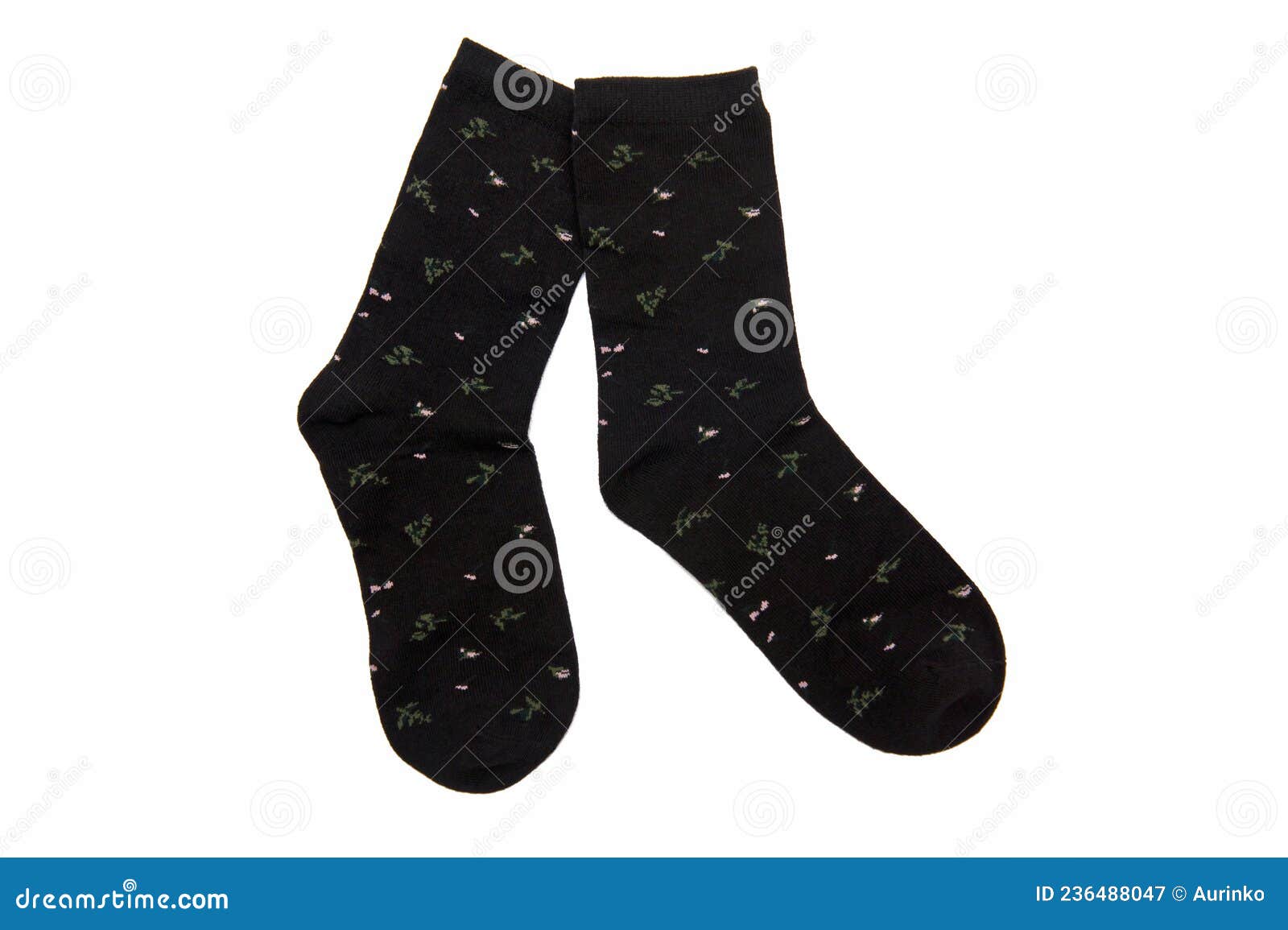 Two Socks Isolated on White Stock Image - Image of fashion, beautiful ...