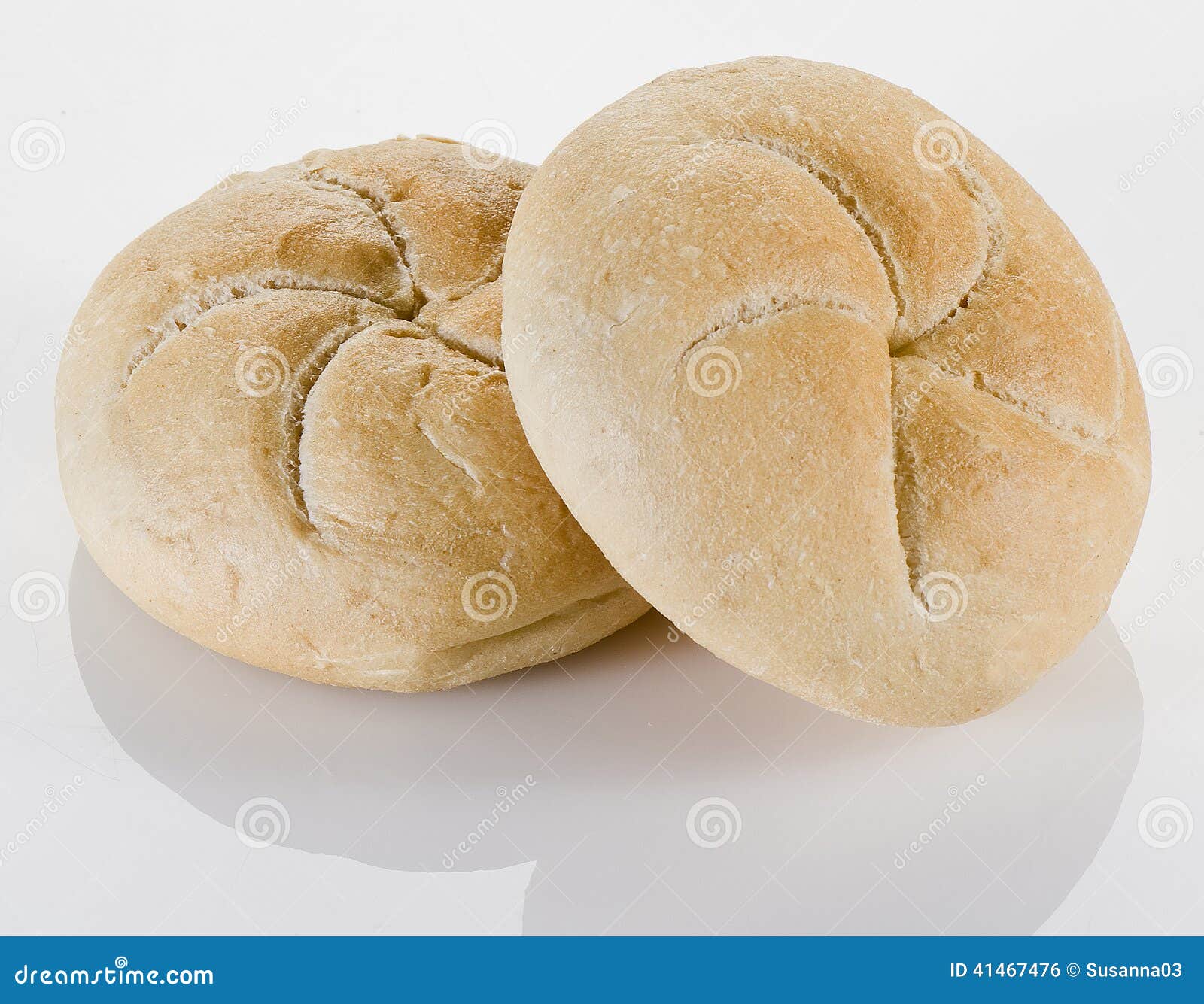 Two soft Michetta stock photo. Image of breads, cereal - 41467476