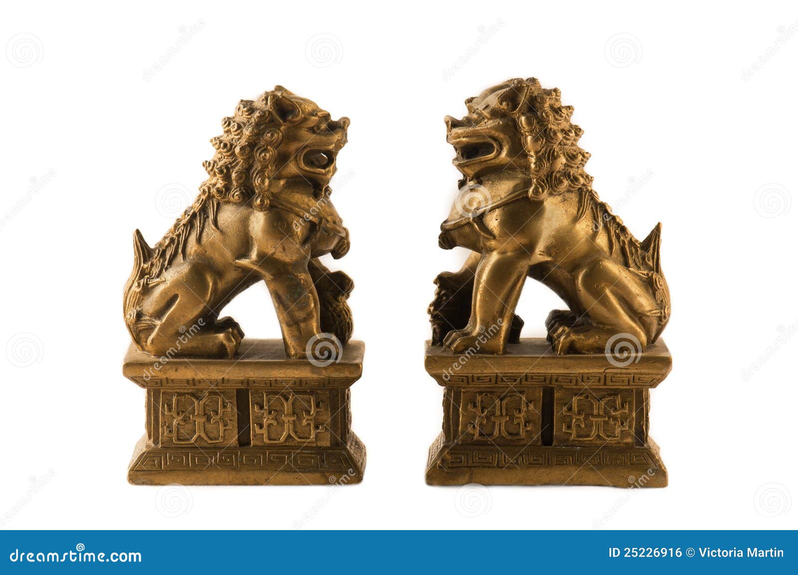 Two souvenir fu dogs stock photo. Image of craftsmanship - 25226916