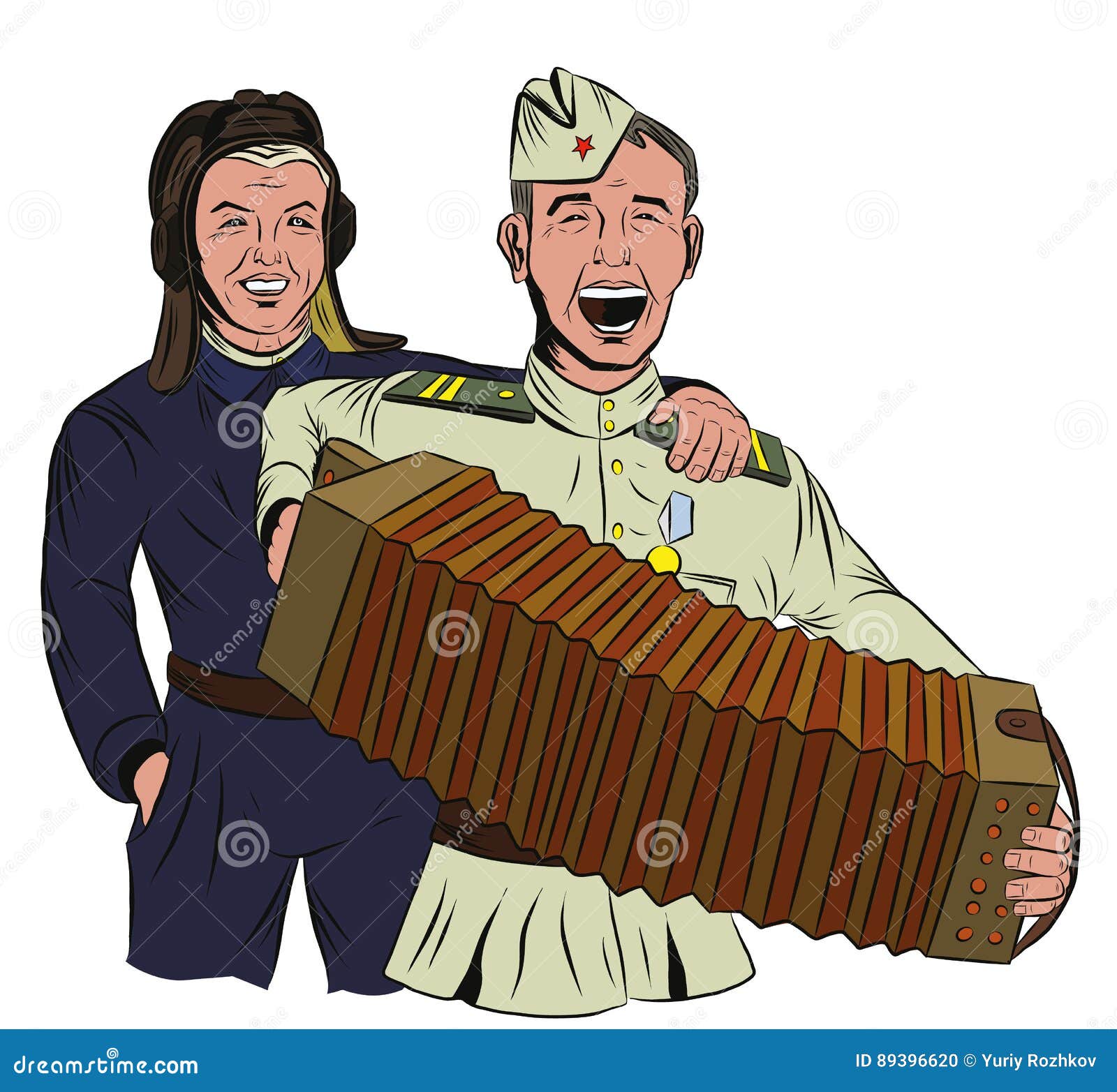 Soviet Soldiers With 1980`s Style Uniforms And Weapons Stock ...