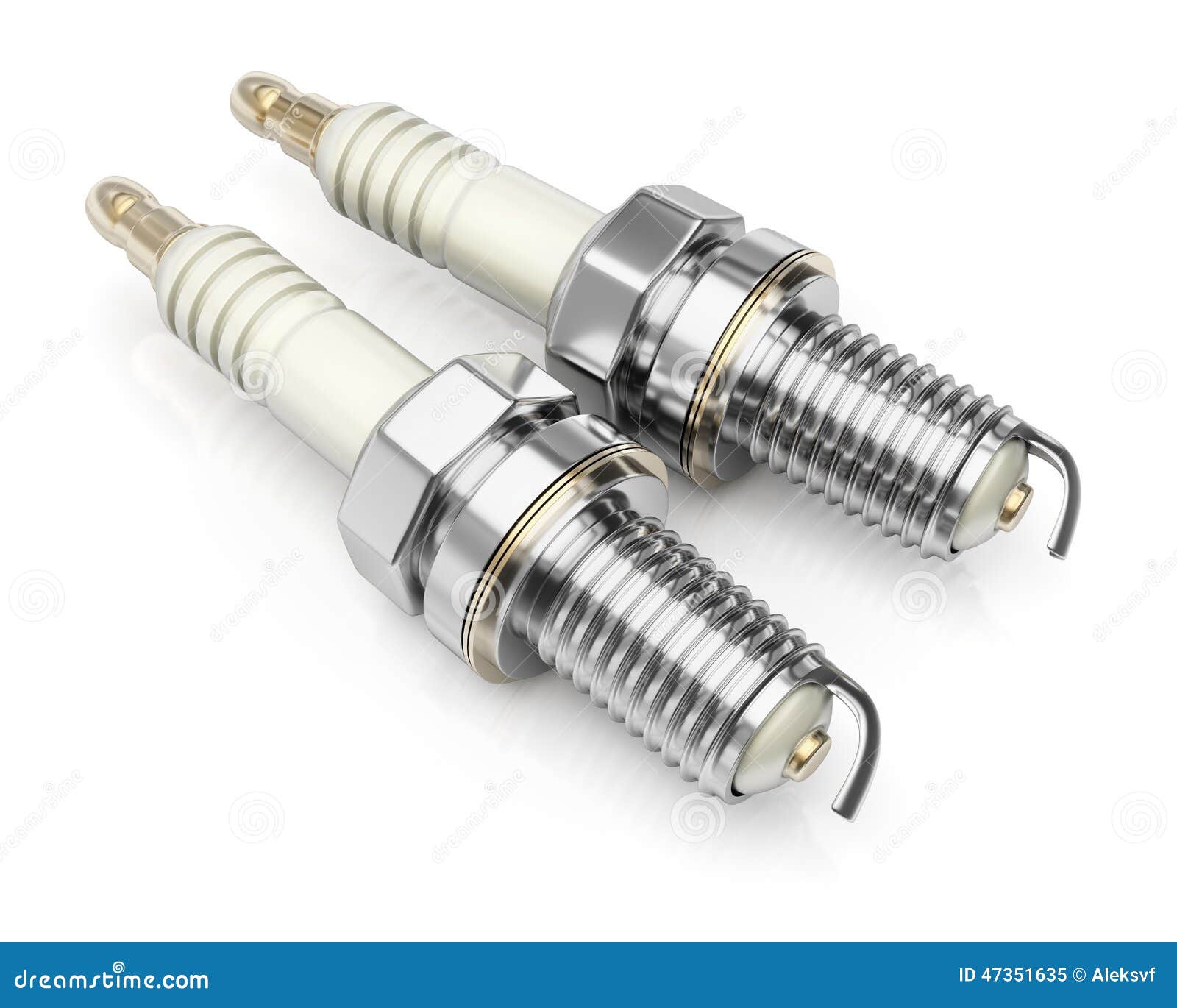 Two spark plugs stock illustration. Illustration of transportation ...