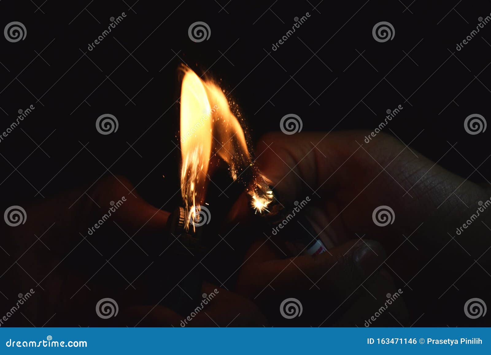 Two Sparks in the Dark Room of the Night Stock Photo - Image of dark ...