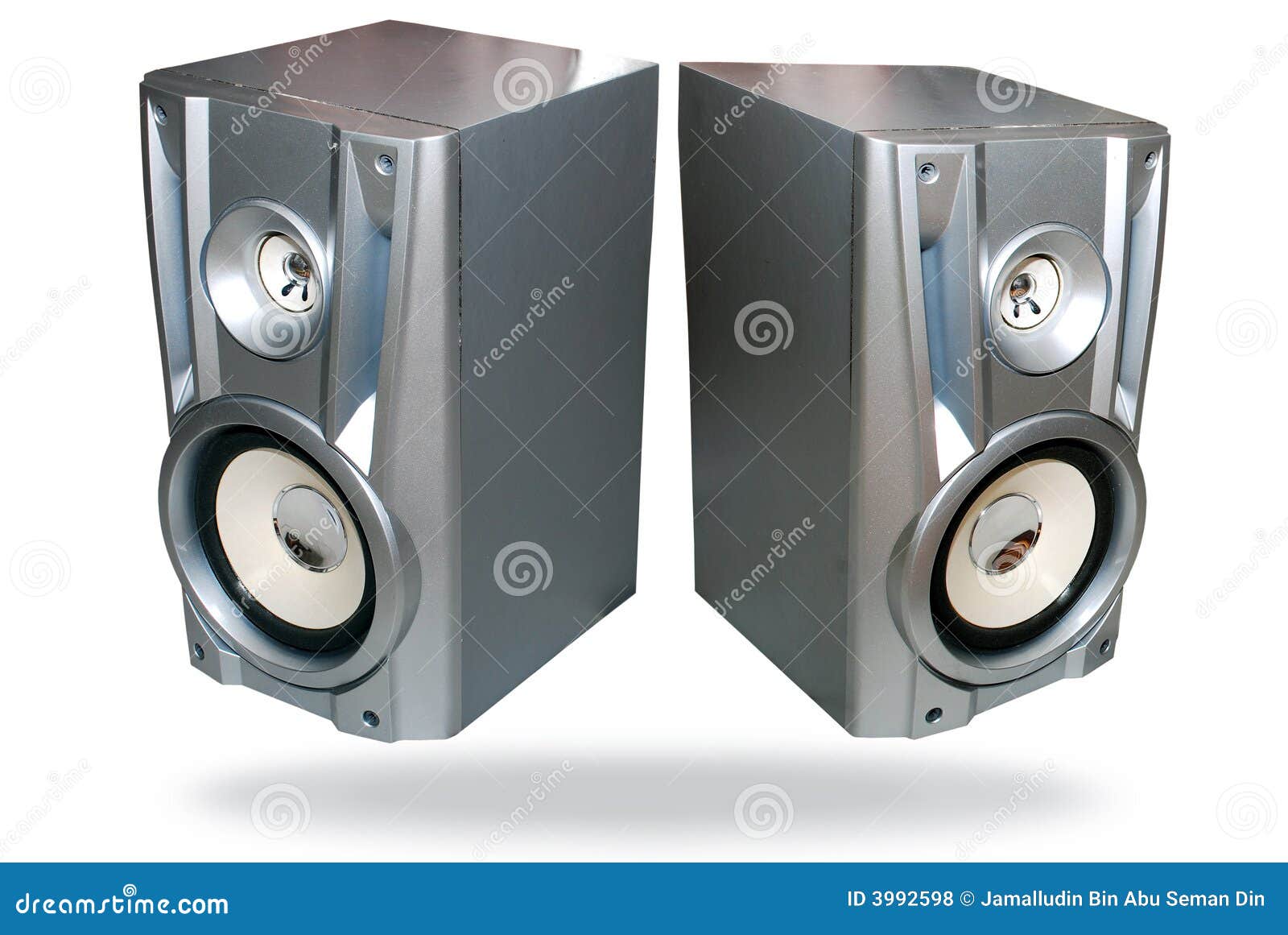Two speaker stock photo. Image of reflex, audio, cinema - 3992598
