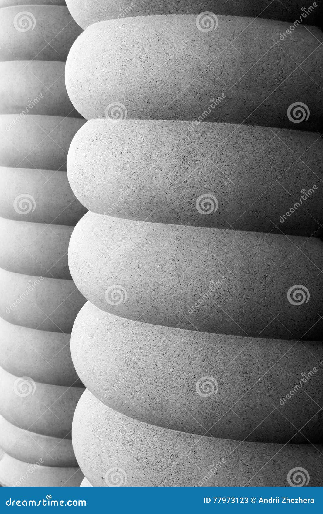Two spiral columns closeup stock image. Image of vertical - 77973123